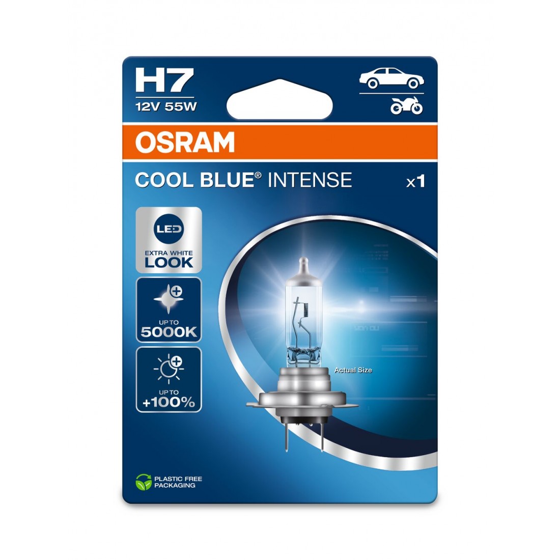 OSRAM COOL BLUE INTENSE Next Generation H7 55W 12V PX26D