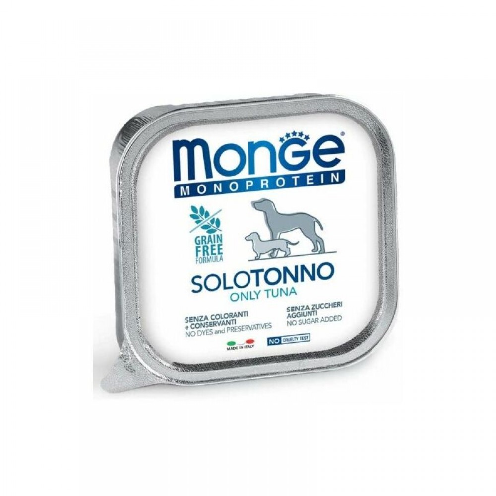 Monge Dog Monoprotein Pate Only Tuna 150 g