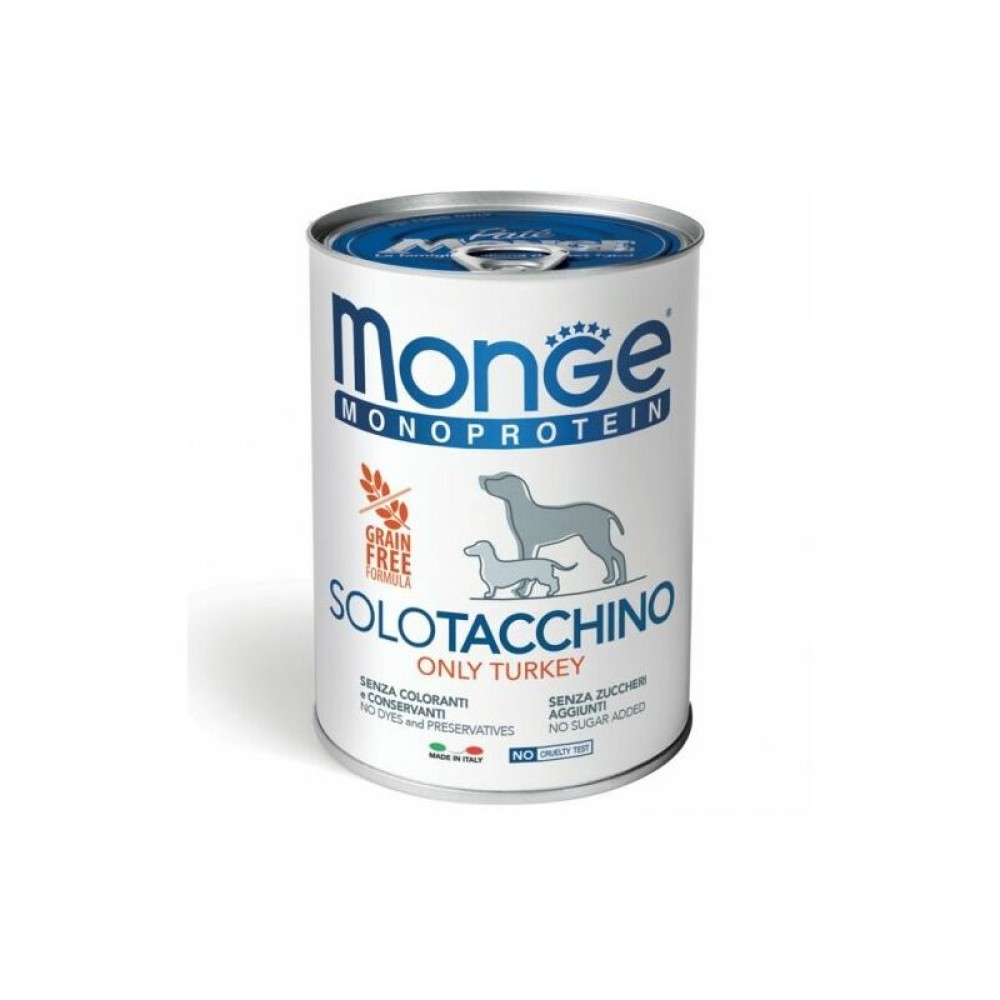 Monge Dog Monoprotein Pate Only Turkey 400 g
