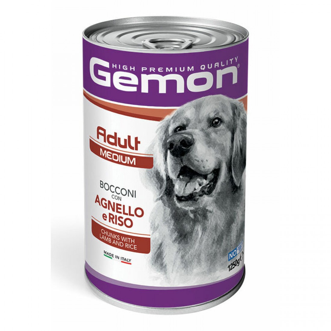 Gemon Dog Medium Adult Chunks with Lamb and Rice 1250 g