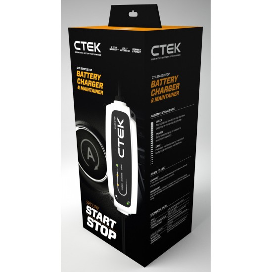CTEK Akumulatoru lādētājs CT5 Start/Stop 3,8A 12V IP65, 40-107