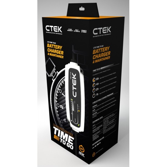 CTEK Akumulatoru lādētājs CT5 Time to Go 5A 12V IP65, 40-161